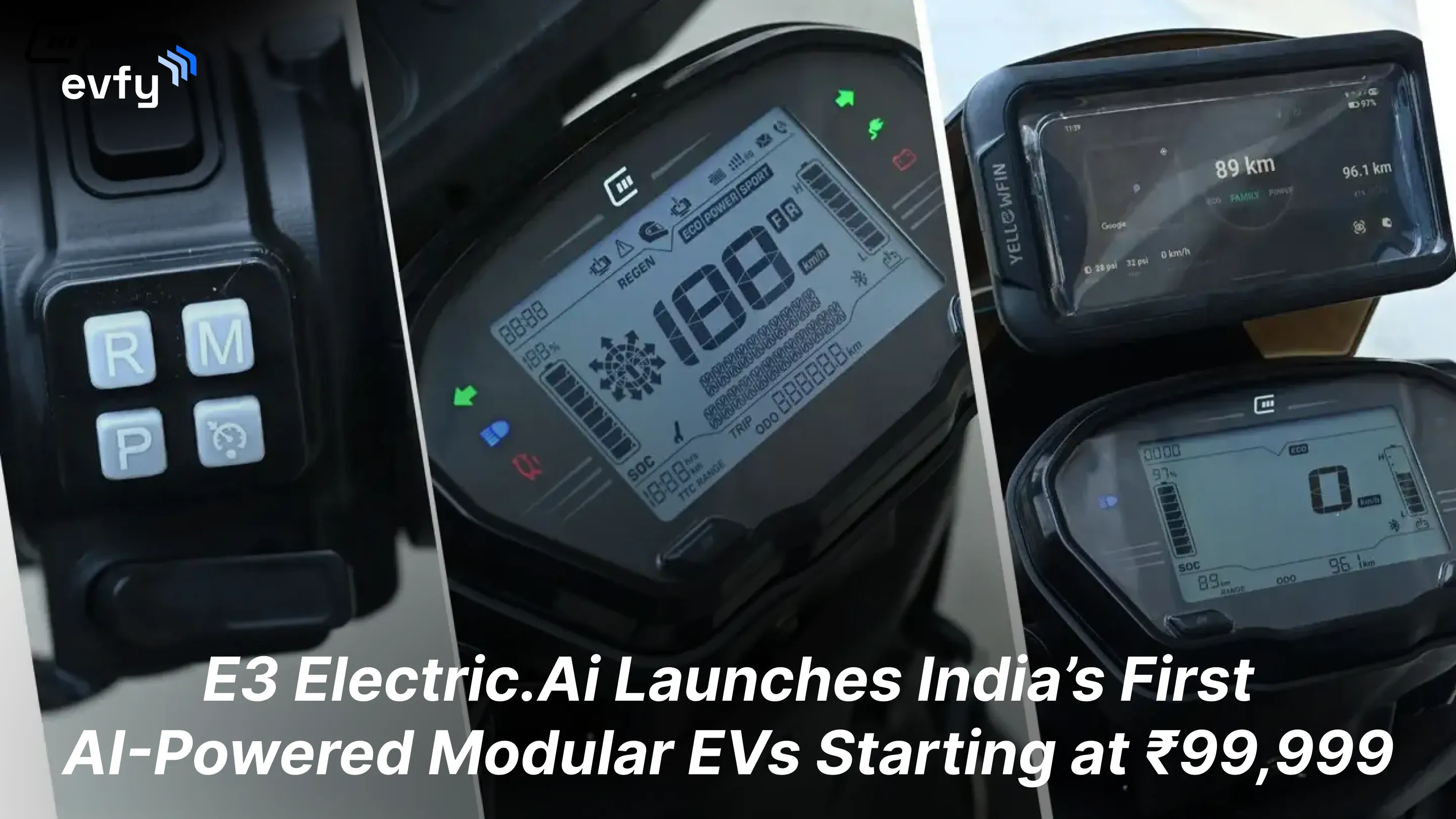 E3 Electric.Ai Launches India’s First AI-Powered Modular EVs Starting ...