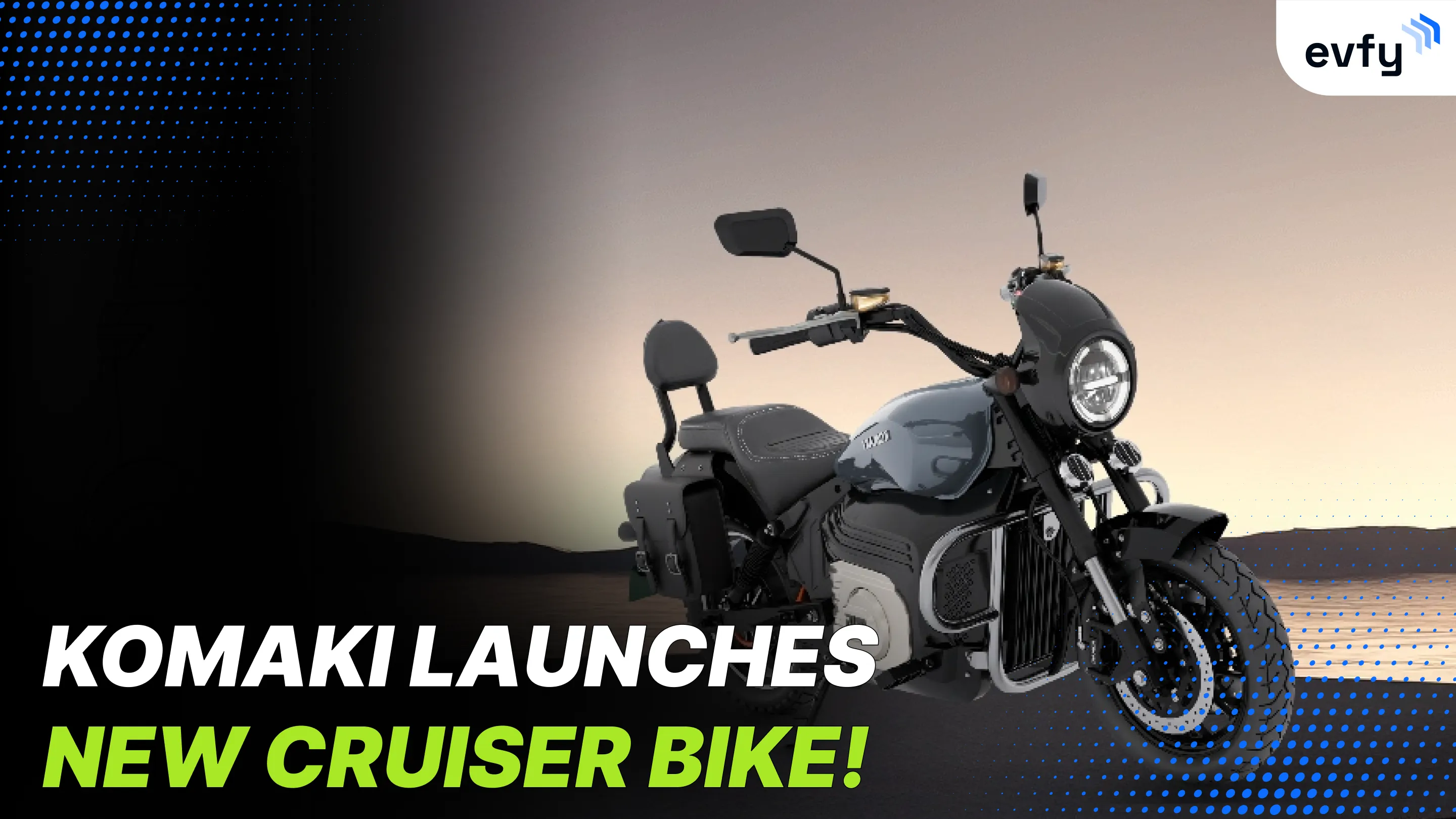 Komaki Launches MX16 Pro at Just ₹1,69,999 — New Cruiser Bike! | EVFY ...